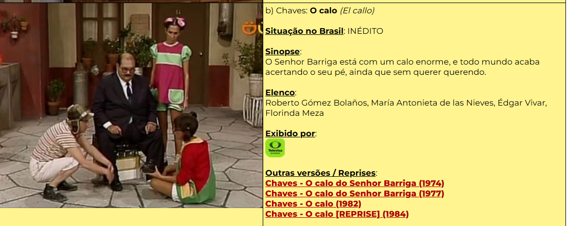 Sbt estréia esquetes do Programa Chespirito dos anos 80 com dublagem ...